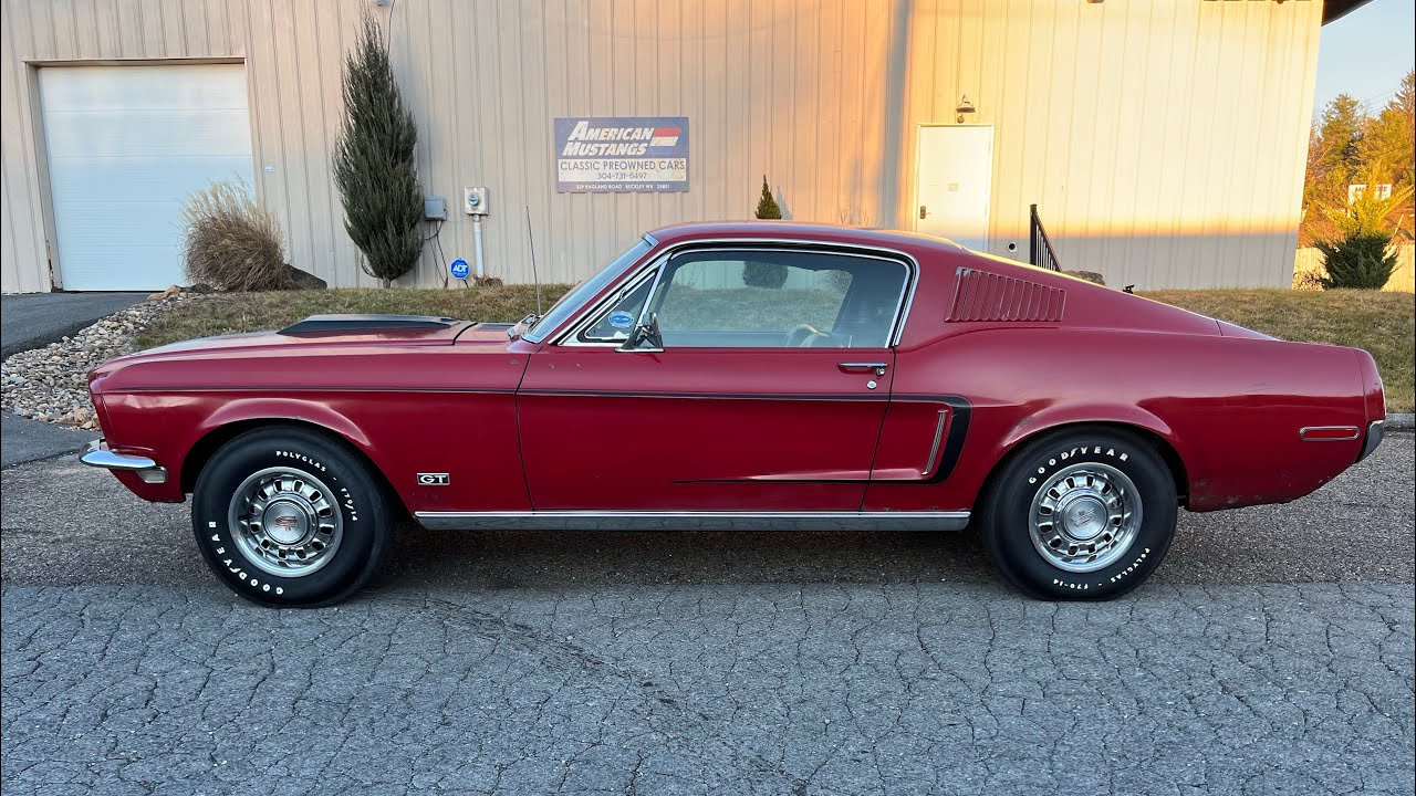 1968 1/2 Ford Mustang R Code 428 Cobra Jet 4 Speed 4.30 Tasca Ford Car ...