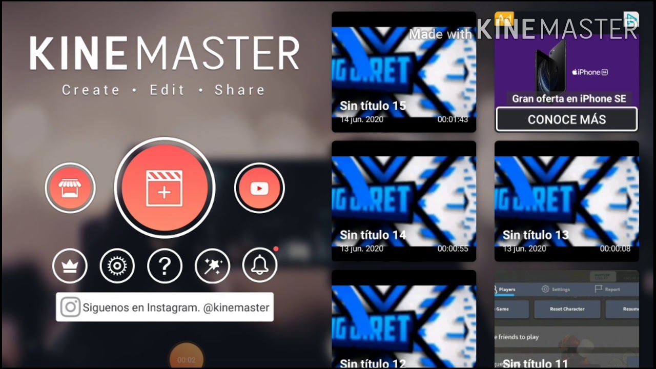 How to use kine Master - YouTube