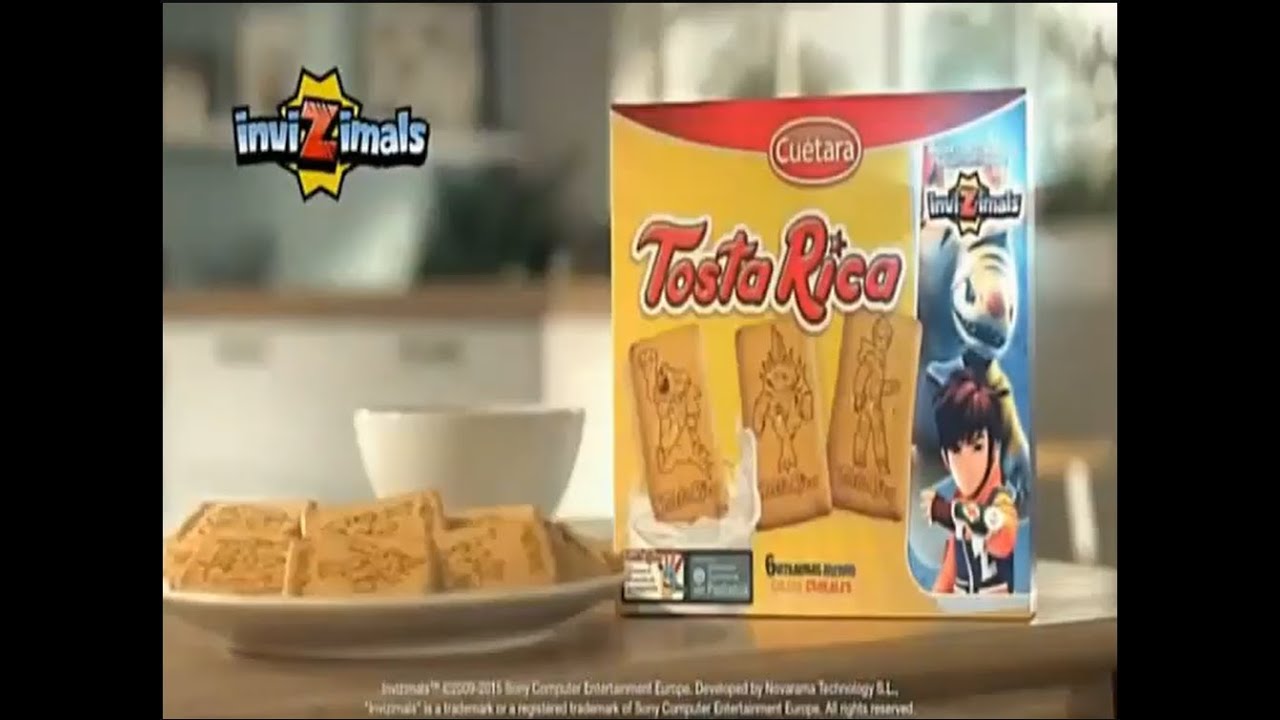 Tosta Rica: Invizimals (Anuncio de Cuétara) - YouTube