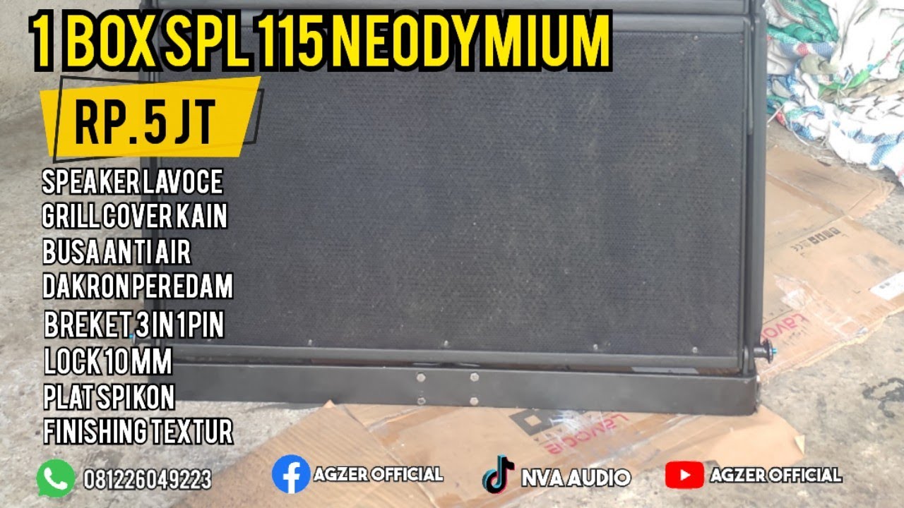 RIVIEW LAGI ‼️ BOX SPL LOW HIGH 15 IN SPEAKER PAKAI LAVOCE WFX 15800 ...