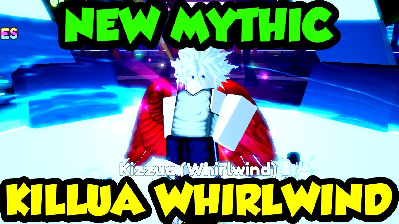 NEW MYTHIC KILLUA WHIRLWIND SHOWCASE | ANIME ADVENTURES - YouTube