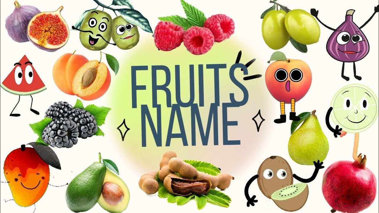 Fruits Names | Fruits Name in english | Fruits Pictures | Basic Fruits ...