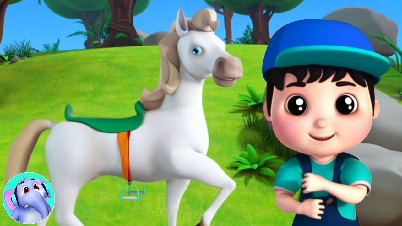 Chal Mere Ghode, चले मेरे घोड़े, Hindi Rhyme for Kids - YouTube