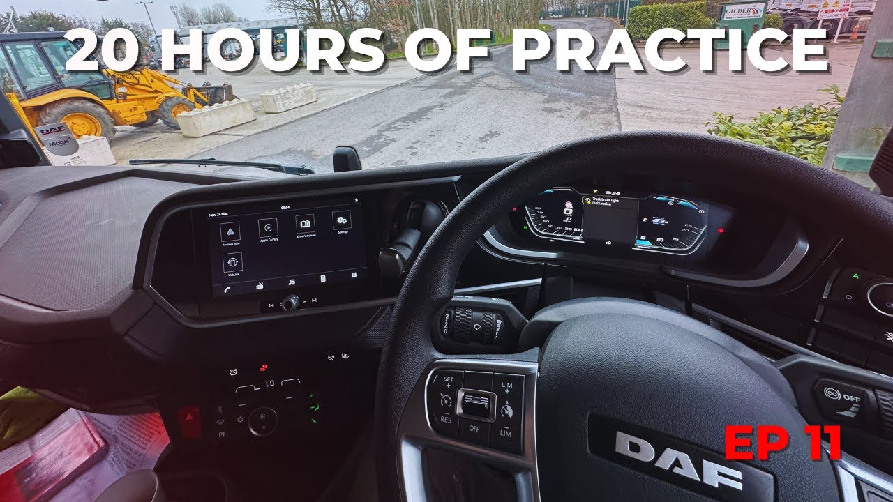 THE ROAD TO BECOMING A HGV TRUCKER | FULL WEEK HGV TRAINING + TRUCK ...