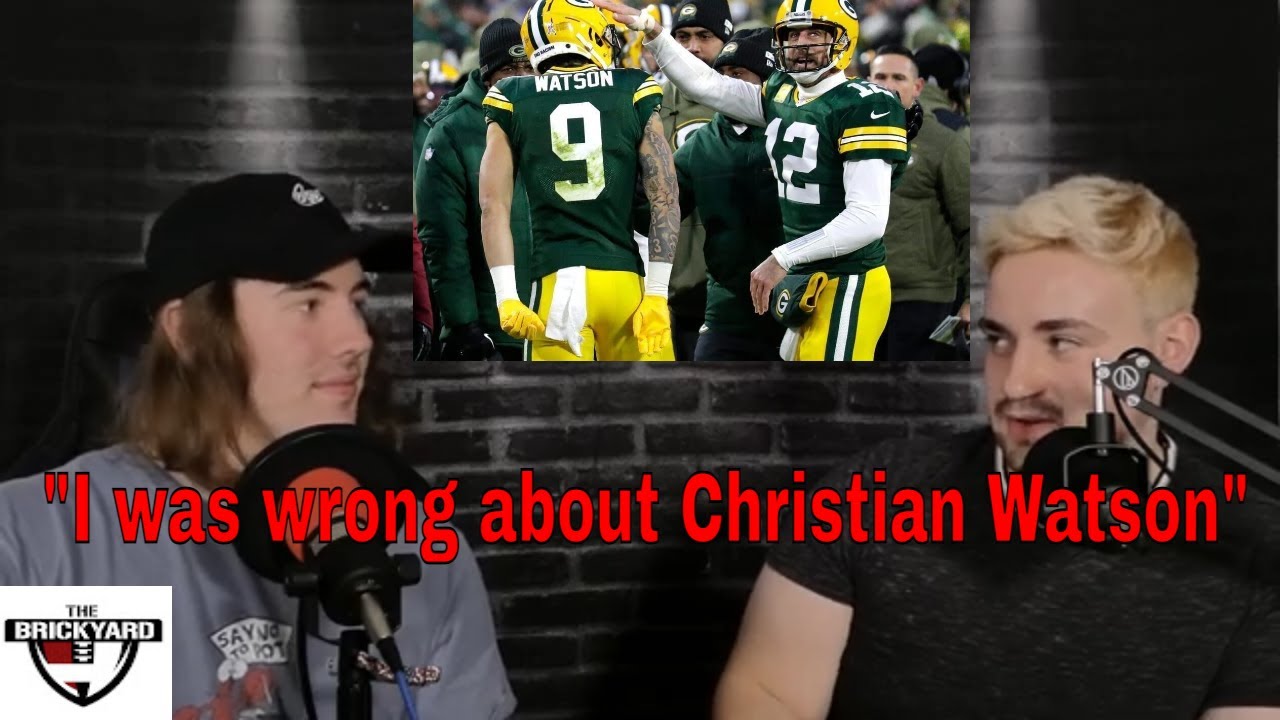 "I was wrong about Christian Watson" Brick Jameson - YouTube