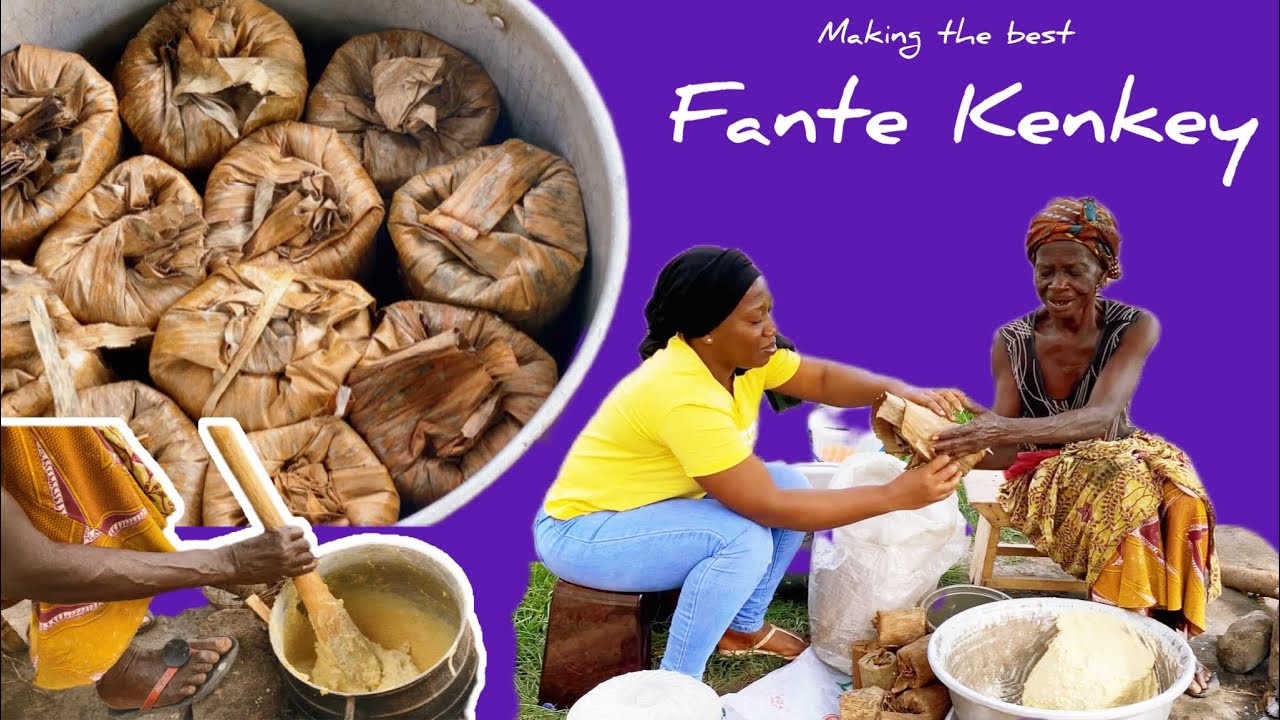 How to Make The Ghanaian Authentic And Popular Fante Kenkey - YouTube