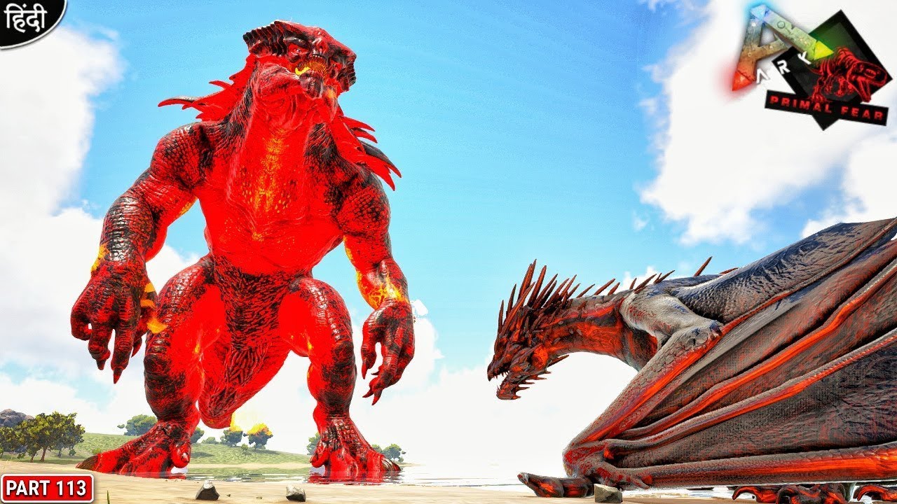 Fire Colossus Boss VS Chaos Wyvern : Can I Kill This Boss ? 🔥🔥 : ARK ...