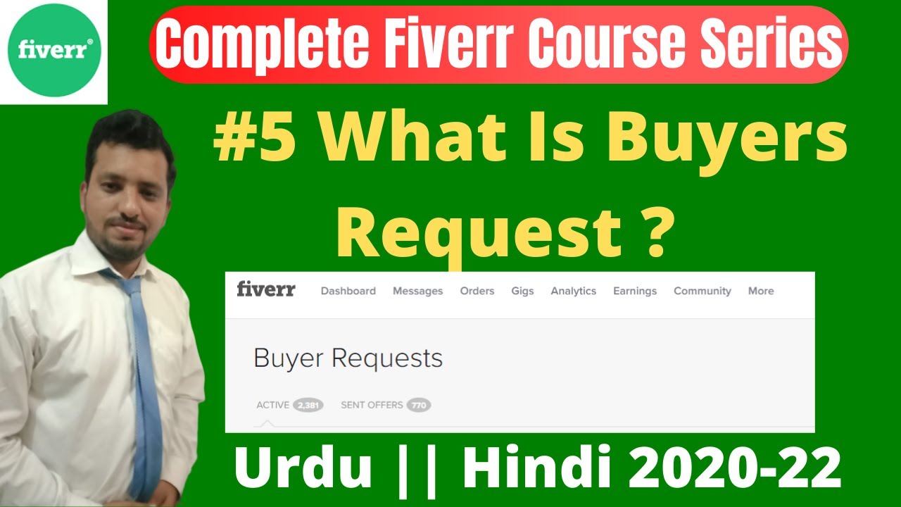 #5 What is Buyer Request | How to send Buyers request 2020| Fiverr ...