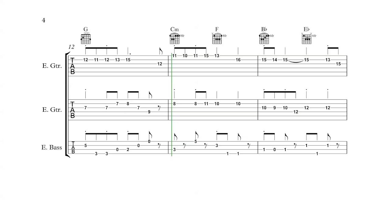 The Adventures of Lolo - Floor Theme - Guitar/Bass Tabs and Chords ...