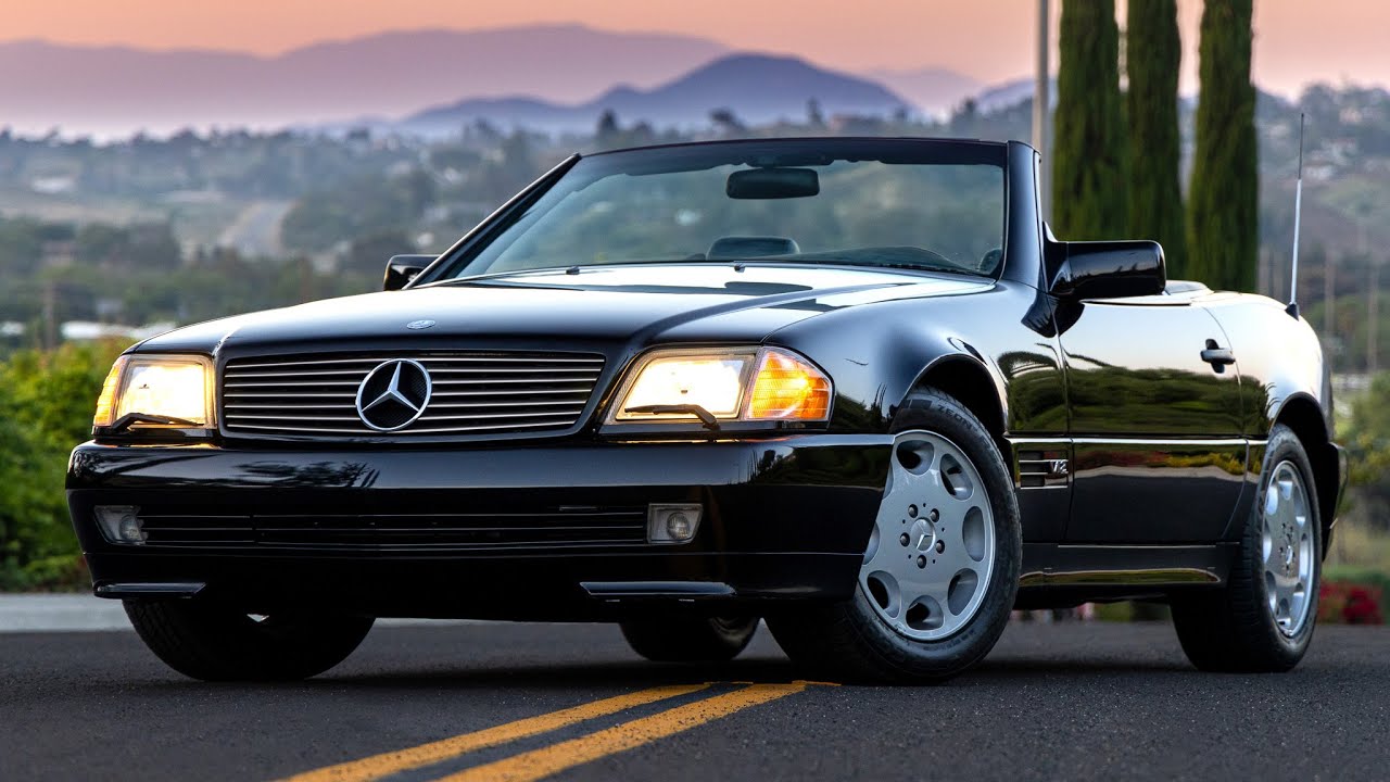 1995 Mercedes-Benz SL600 Top Operation - YouTube