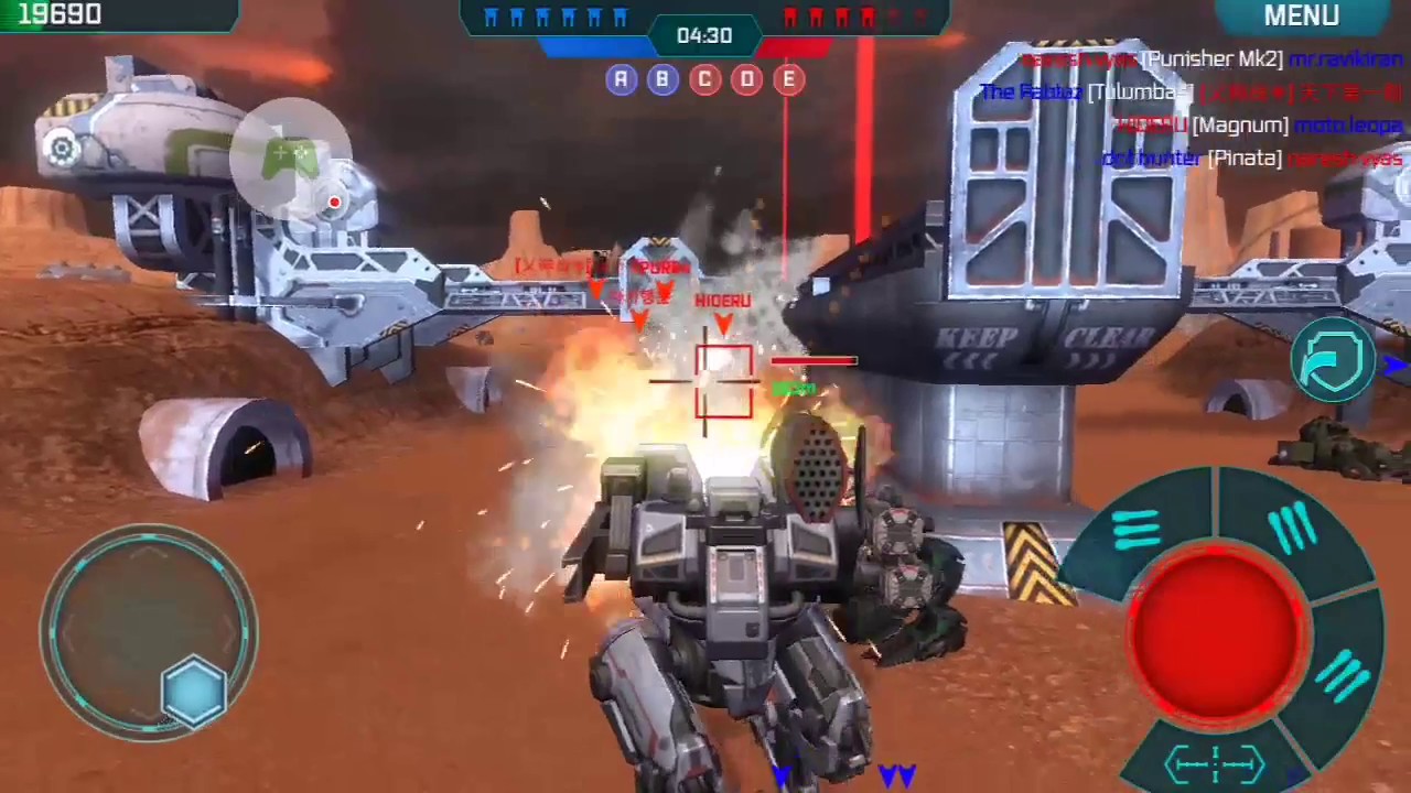 War Robots - How to play on Canyon battle maps - YouTube