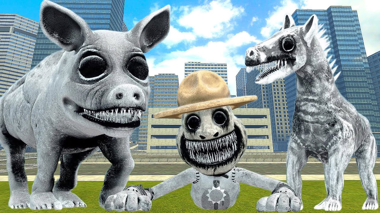 NEW ZOONOMALY PIG AND HORSE MONSTERS VS ALL MONSTERS ZOONOMALY In Garry ...