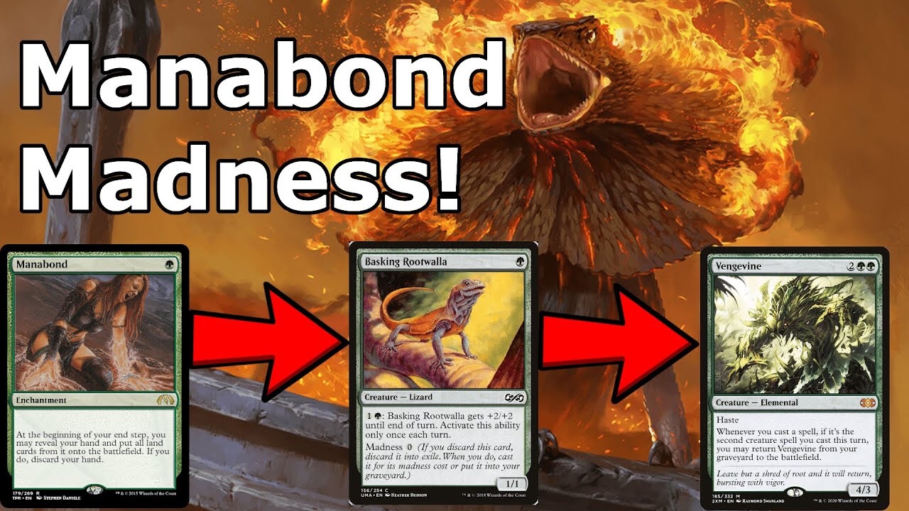 Absolute MADLANDS- Legacy Manabond Madness Combo / Aggro - YouTube