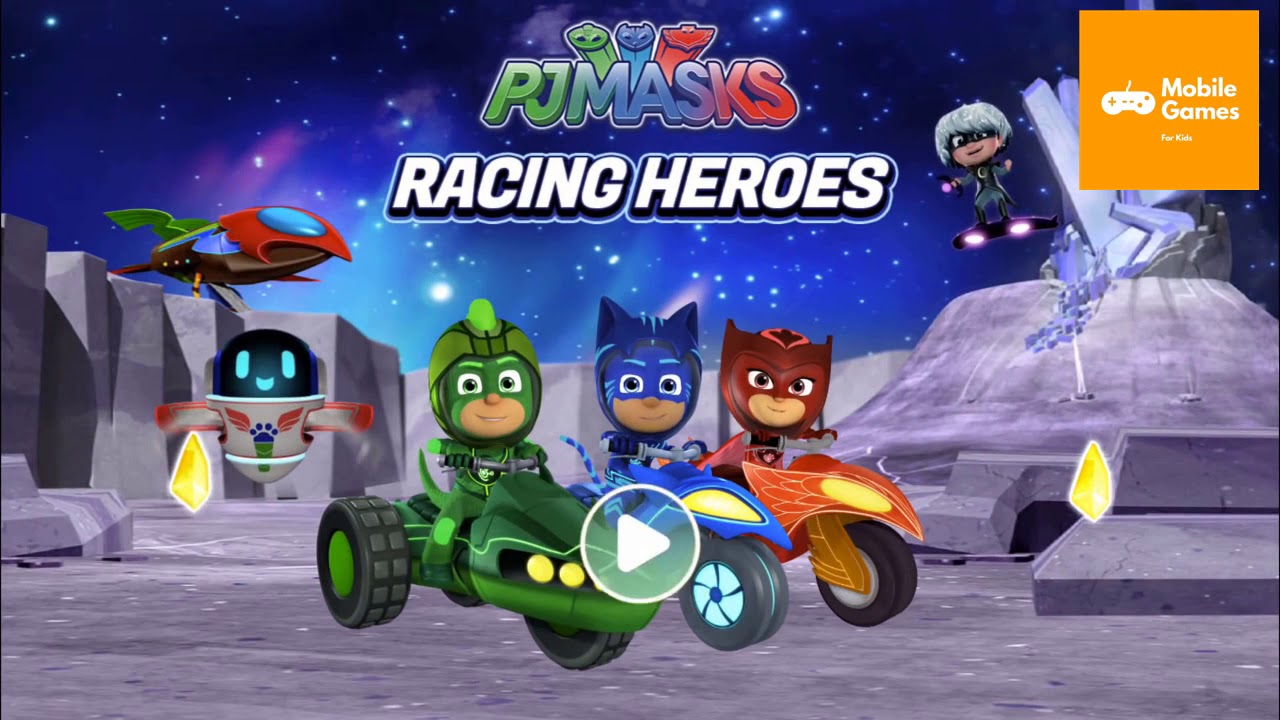 PJ Masks Racing Heroes Catboy vs Romeo Gameplay - YouTube