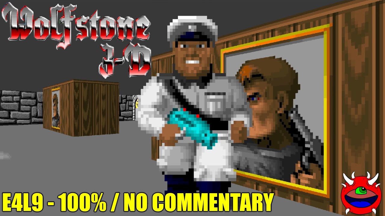Wolfstone 3D (ECWolf) - E4L9 Boss Floor - 100% No Commentary - YouTube