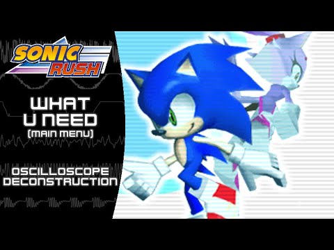 Sonic Rush (DS) - What U Need (Main Menu) - Oscilloscope Deconstruction ...