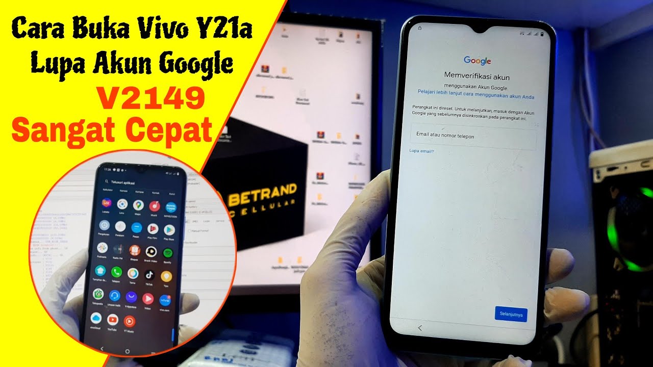 Bypass Frp Vivo Y21a V2149 Lupa Akun Google Android 11 TERBARU - YouTube
