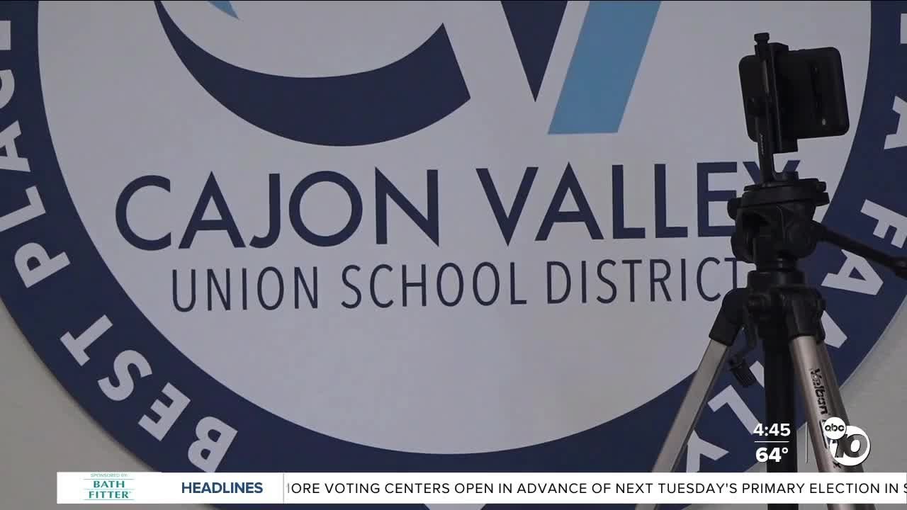 Cajon Valley School District student's recommended expulsion causes ...