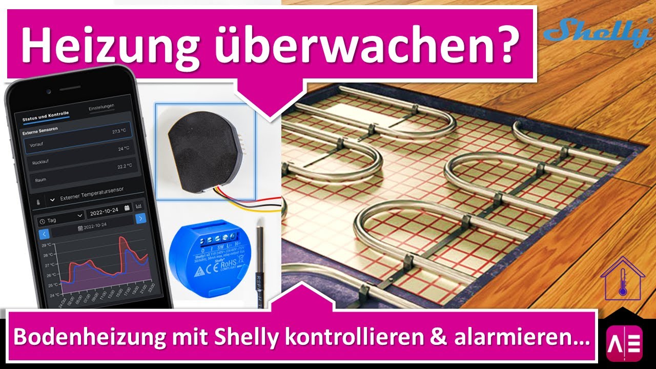 Heizung mit Shelly überwachen? Bodenheizung kontrollieren und ...