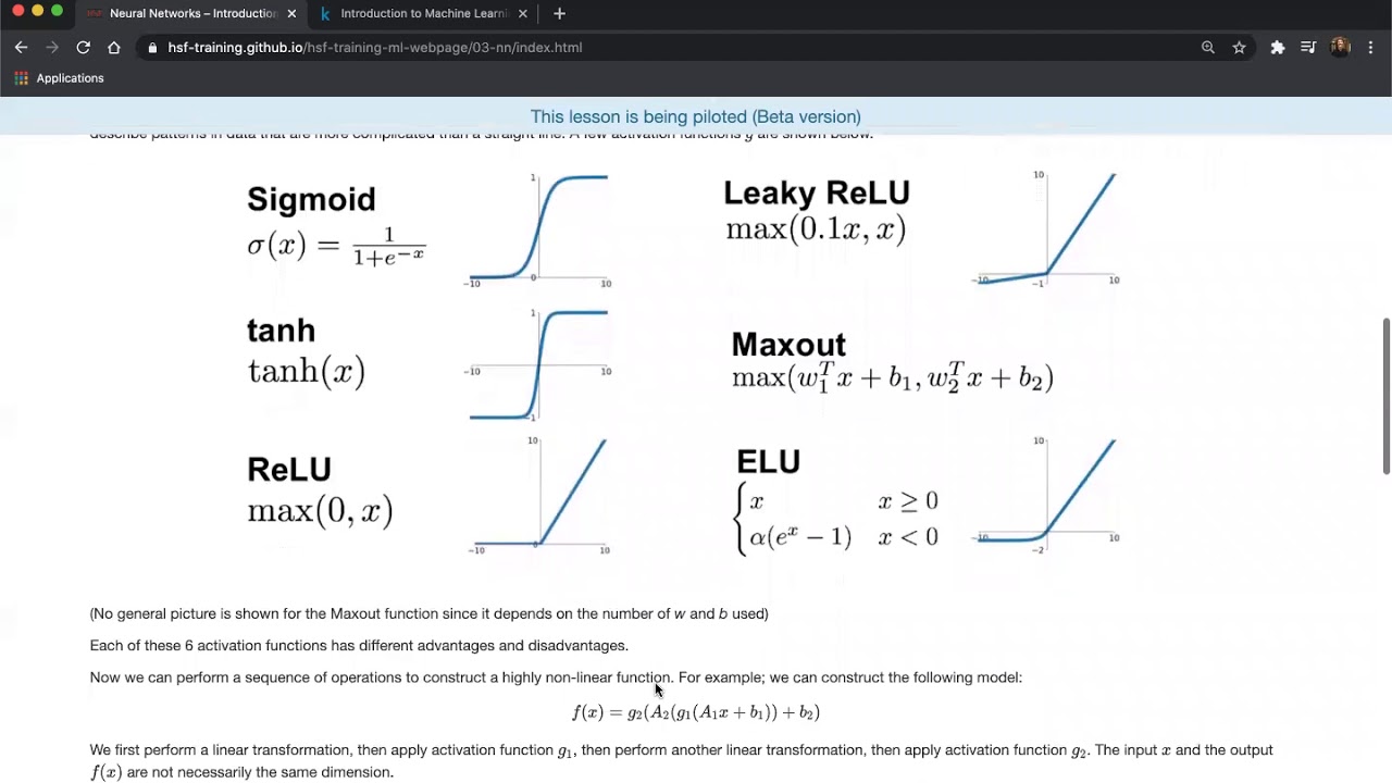 Intro to Machine Learning 3 - Neural Networks - YouTube