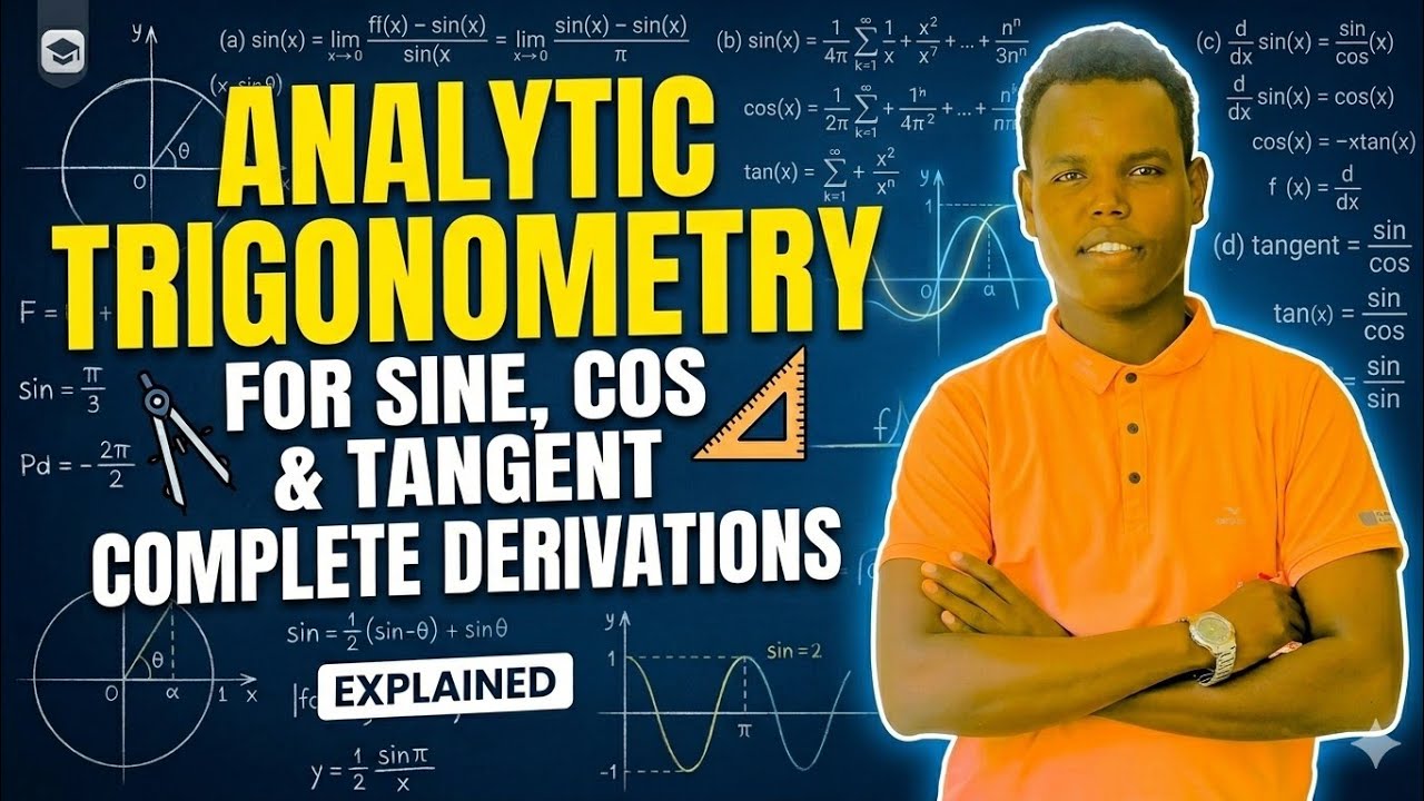 ANALYTIC TRIGONOMETRY SUM&DIFFERENCE FOR COSINE IDENTITY | CO-FUNCTIONS ...