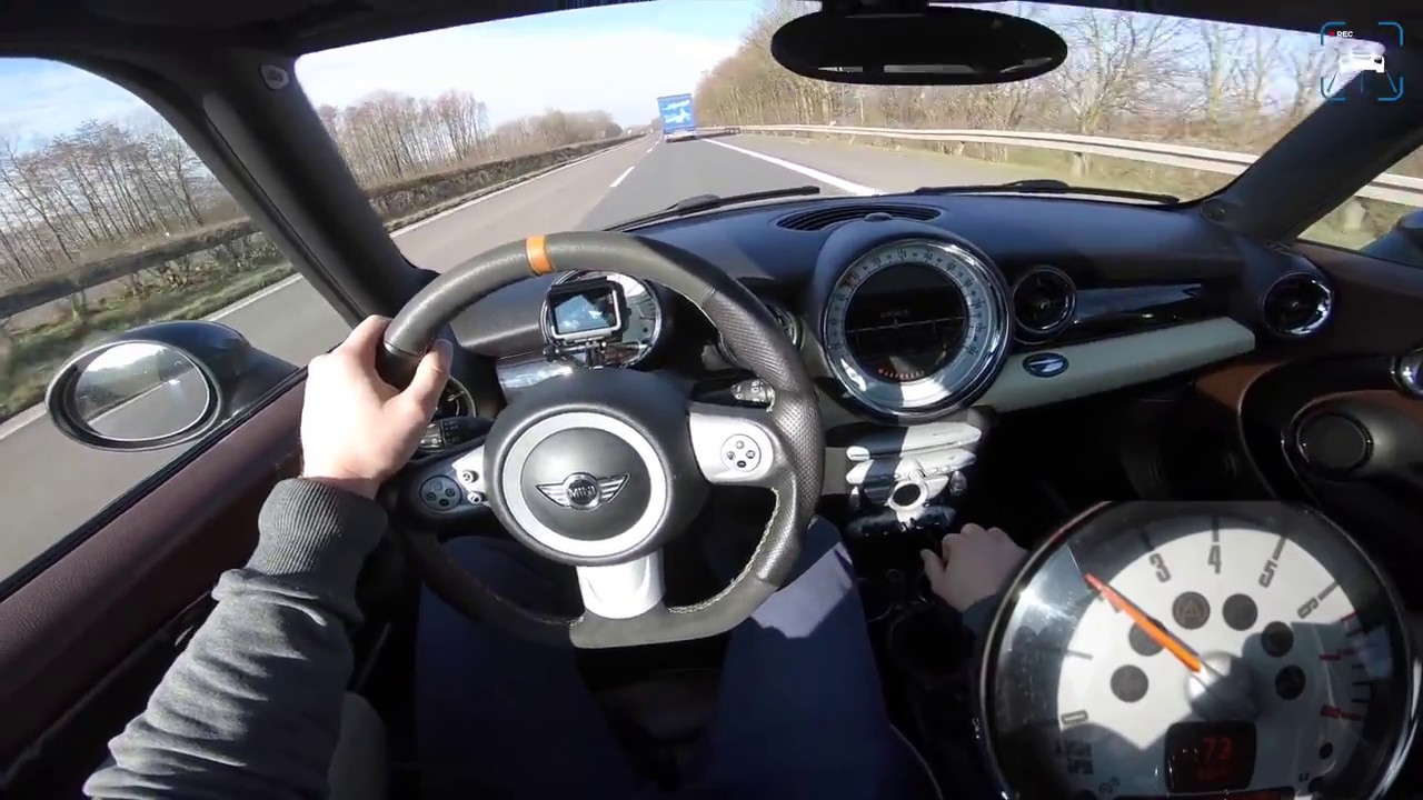 Mini Clubman Cooper S R55 AUTOBAHN POV TOP SPEED by AutoTopNL - YouTube