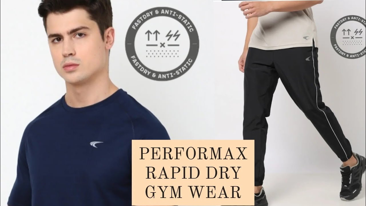 PERFORMAX RAPID DRY TRACK PANT AND TSHIRT FOR MEN : UNBOXING AND REVIEW ...