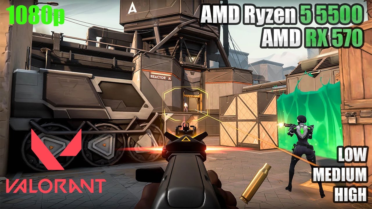 Valorant Gameplay | R5 5500 | Rx 570 | 1080p | Detailed Benchmark - YouTube