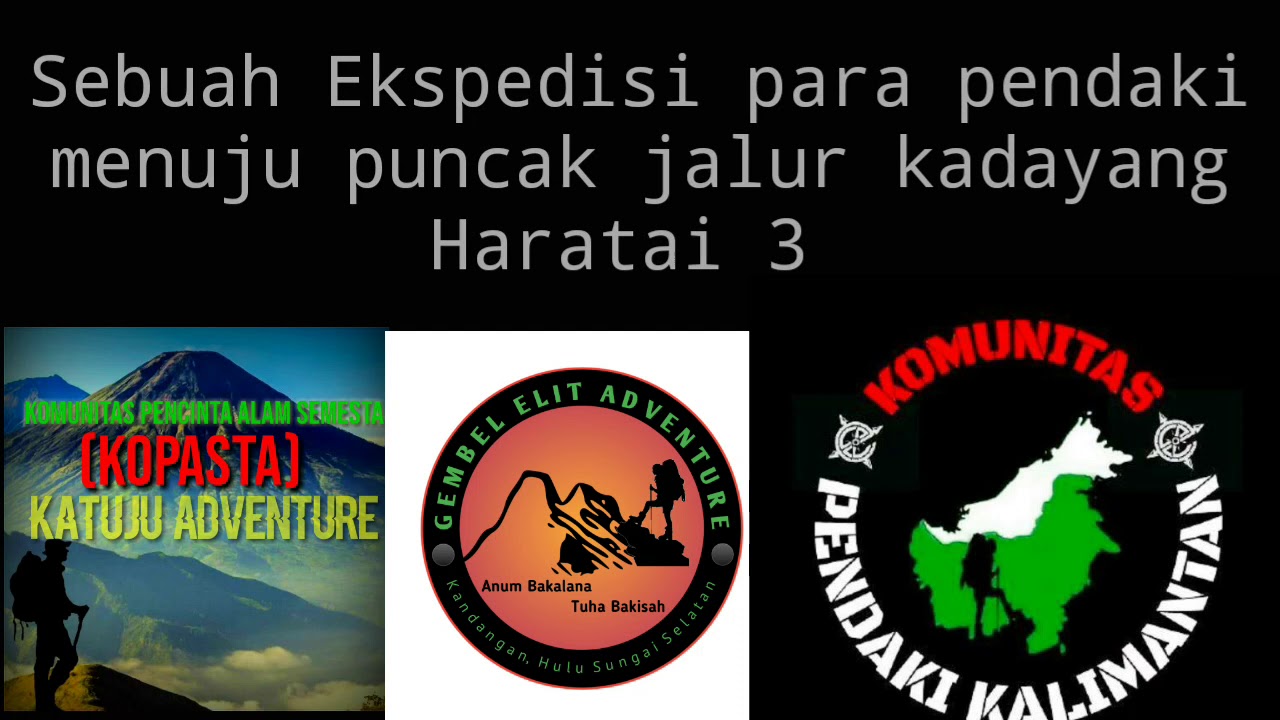 Puncak tertinggi kalimantan selatan Mt.Halau-halau 1901 Mdpl - YouTube