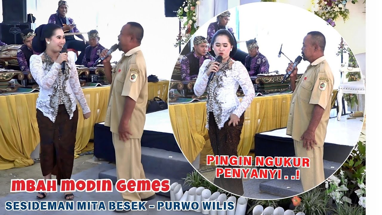 SESIDEMAN BOWO MBAH MODIN..SINDEN MITA BESEK BIKIN MBAH MODIN GEMES ...