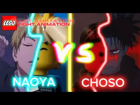 Naoya vs Choso fight scene animated in Lego - YouTube