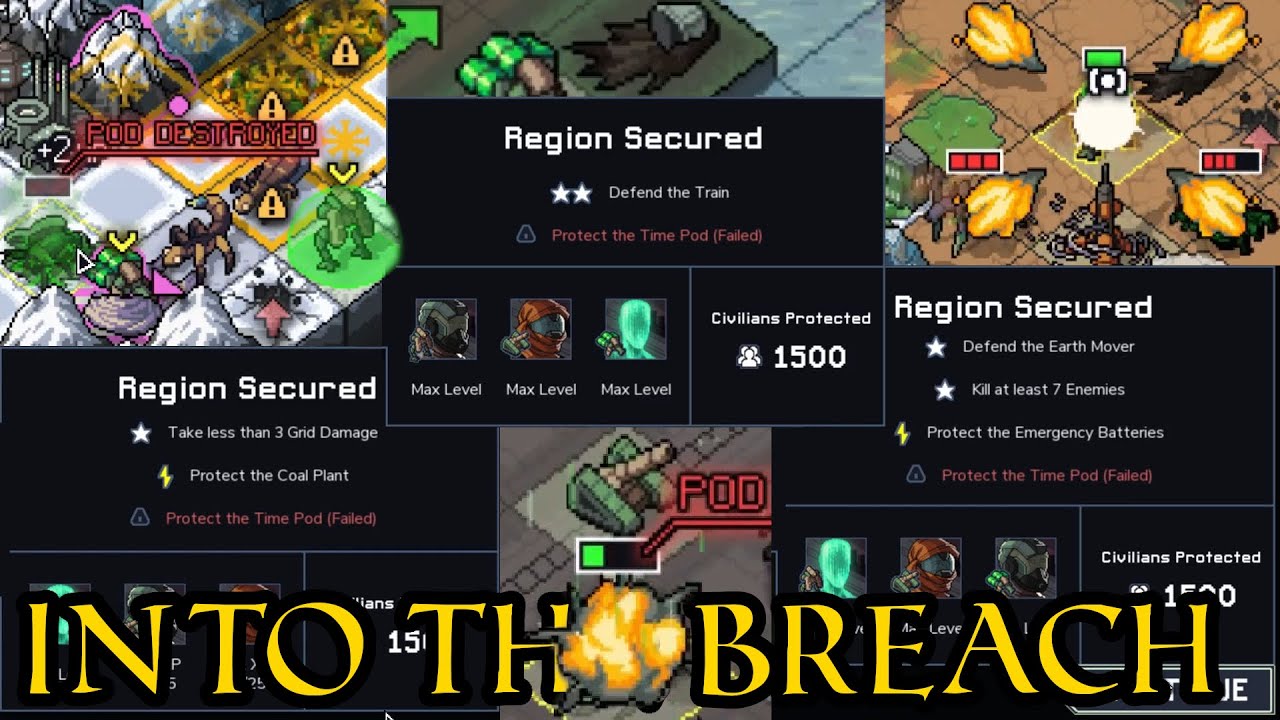 Into the Breach Hard and Hazardous Mechs: 30K Chronophobia - YouTube