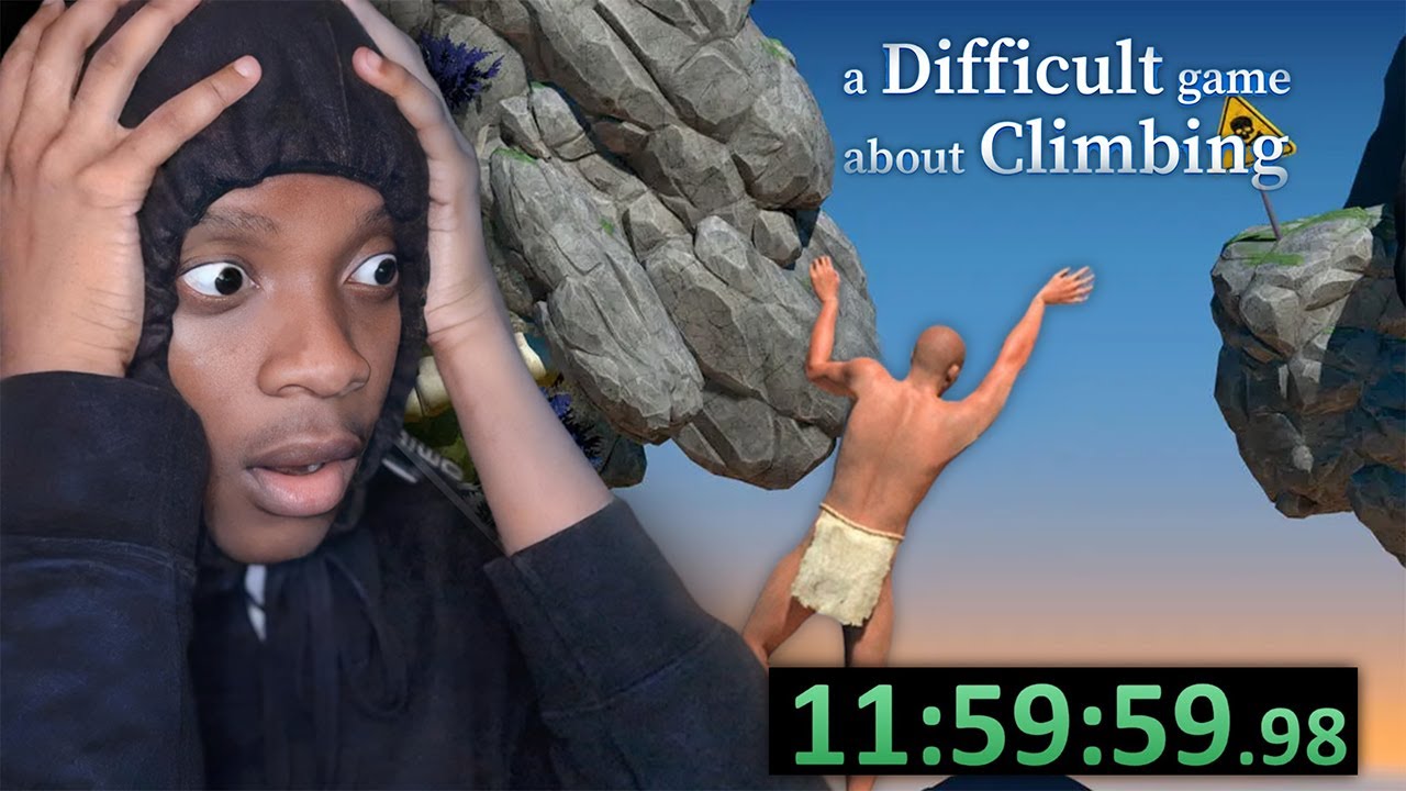 HARDEST GAME ON STEAM | A Difficult Game About Climbing - YouTube