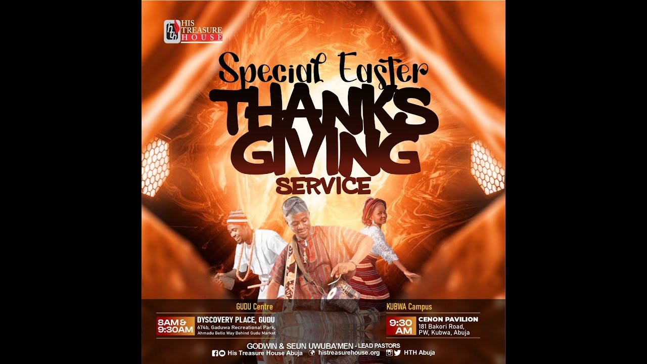 MARCH THANKSGIVING SERVICE | Sunday 31st March 2024. - YouTube