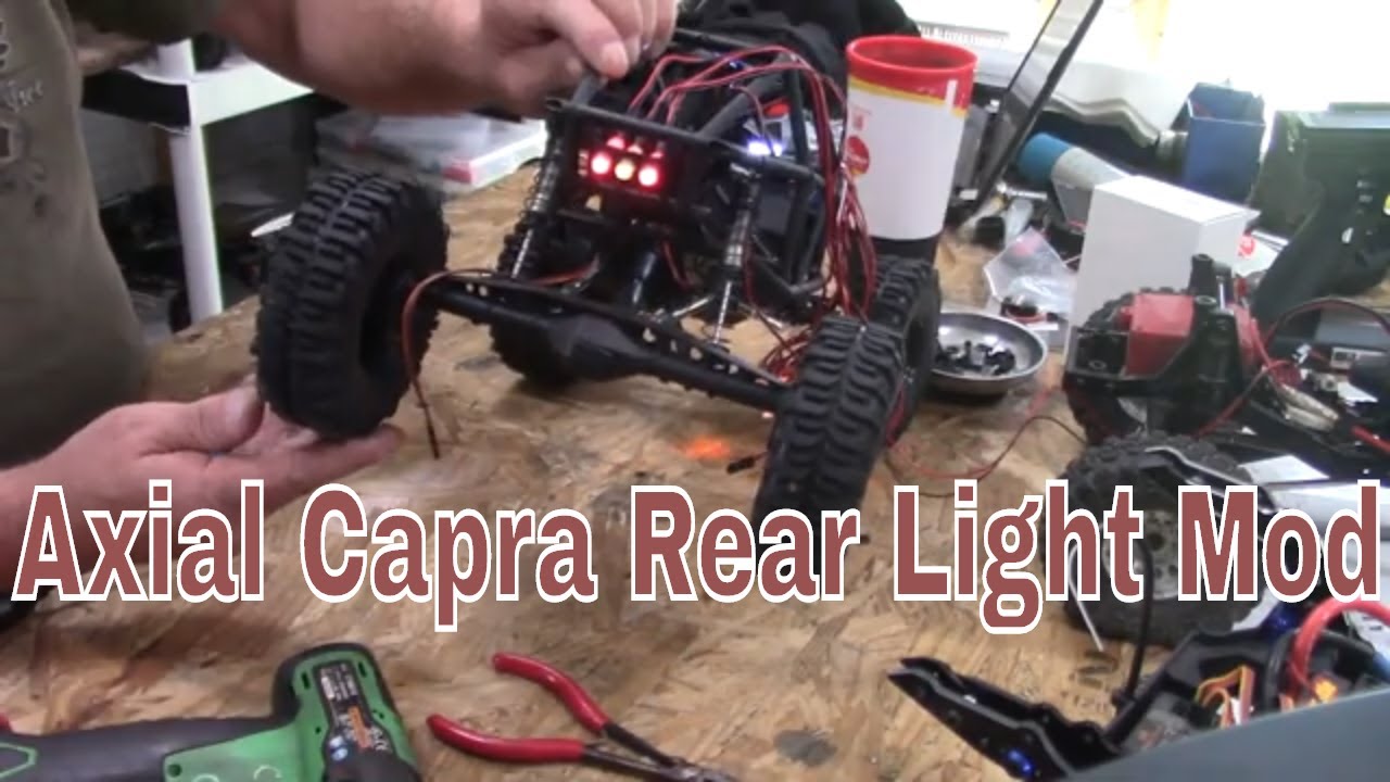Axial Capra Build Pt6 Rear Light Mod update - YouTube