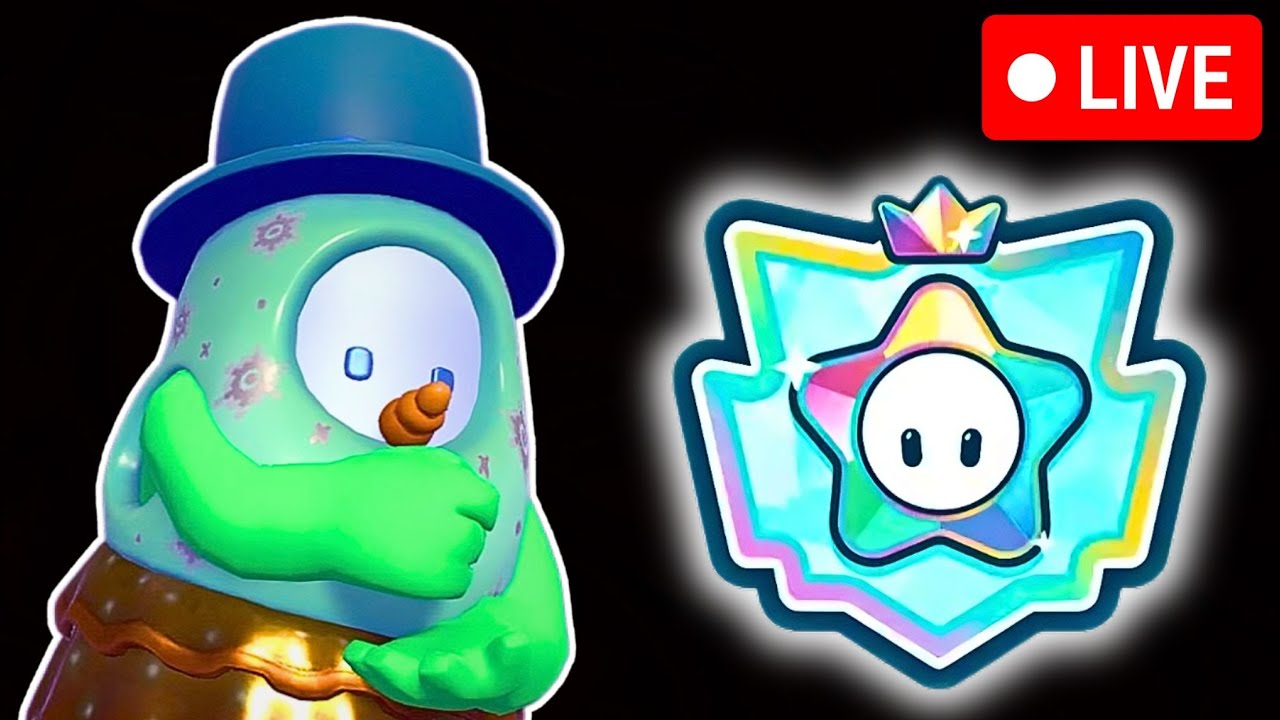 Grinding Fall Guys Ranked Knockout LIVE! 6,600+ Crowns - YouTube