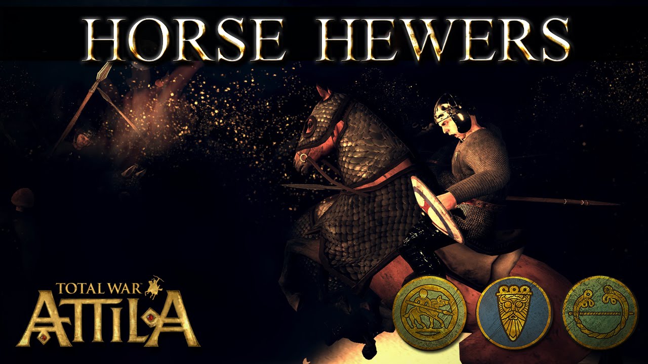 Total War Attila Mechanics - Horse Hewers vs Tagmata Cavalry - YouTube