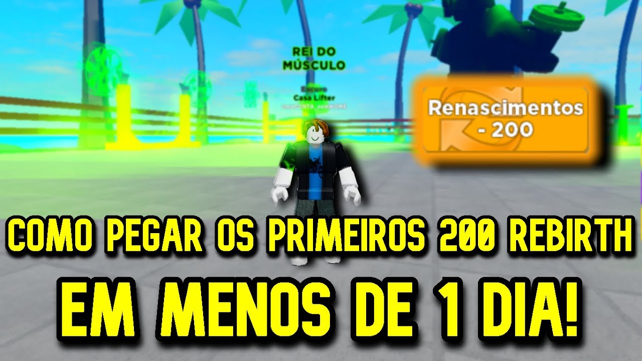 COMO CONSEGUIR OS PRIMEIROS 200 REBIRTH EM MENOS DE 1 DIA NO MUSCLE ...