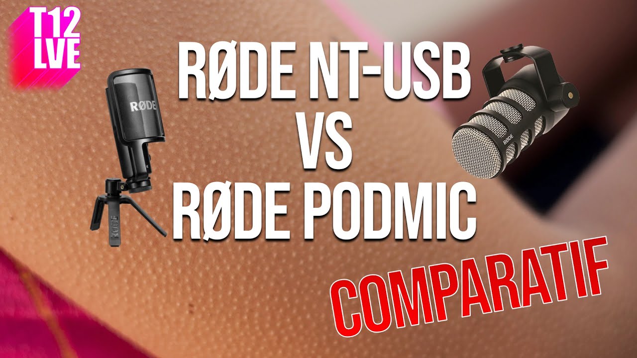 COMPARATIF MICRO RODE NT USB VS PODMIC - YouTube