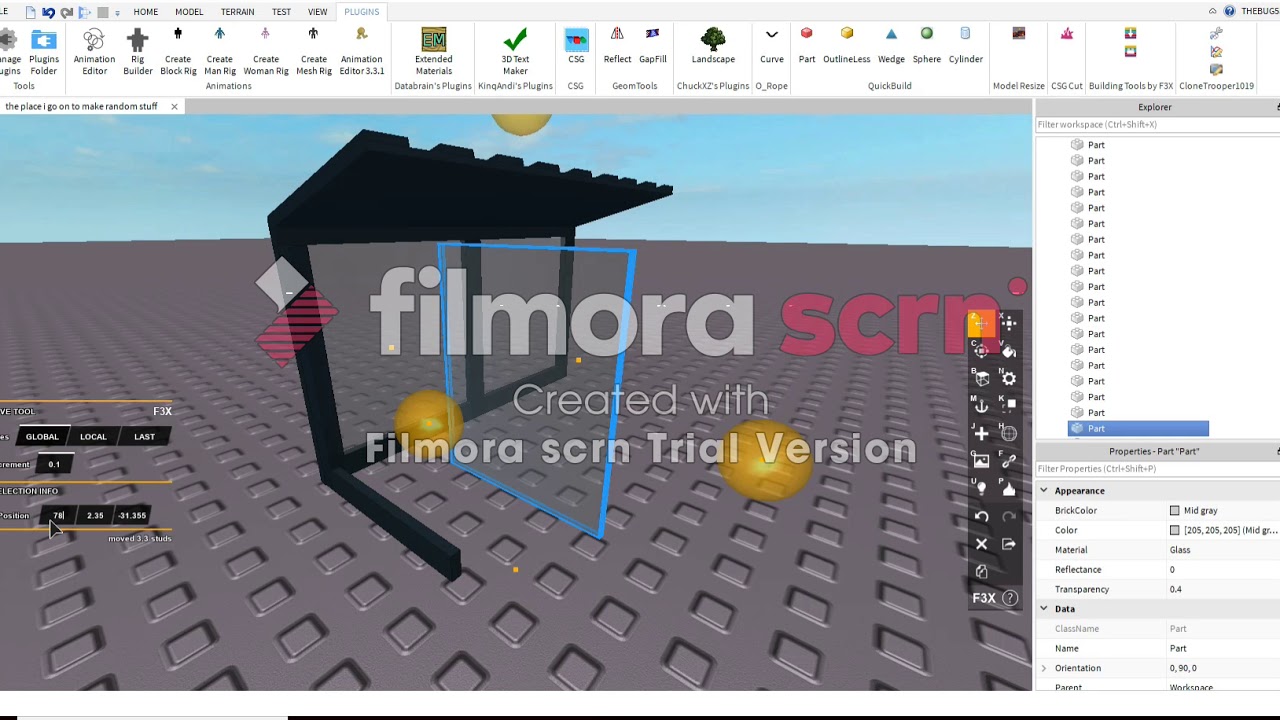 Roblox studio | Making a bus stop - YouTube