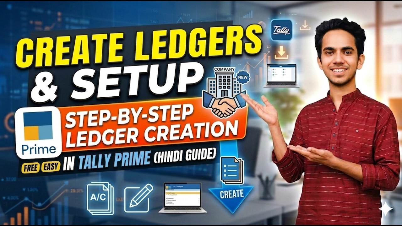 How To Create Ledger In Tally Prime || @AccountGyaan - YouTube