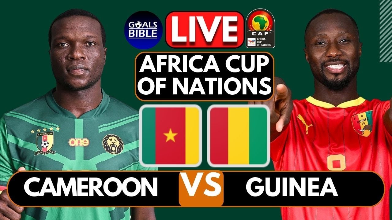 🔴CAMEROON vs GUINEA LIVE | AFCON 2024 | Full Match LIVE Today - YouTube