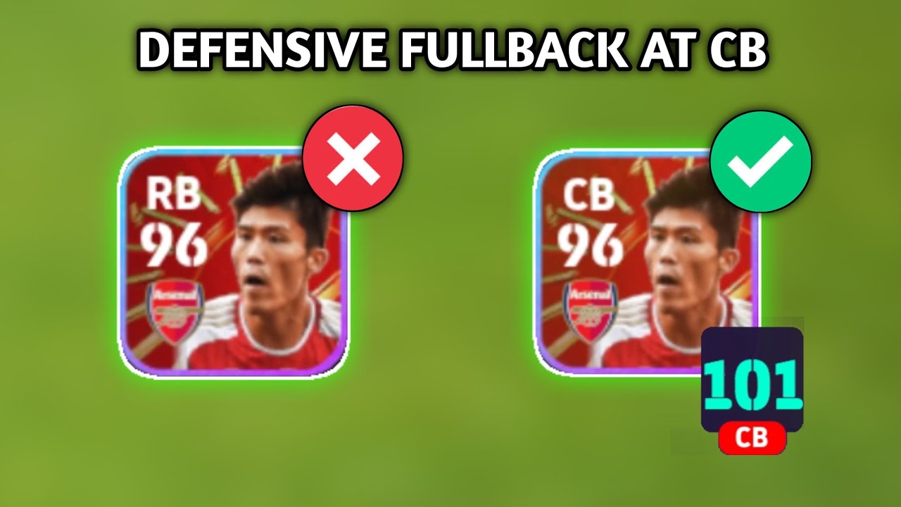 Why PRO Players Use Defensive Fullback At CB? • eFootball 24 Tips - YouTube