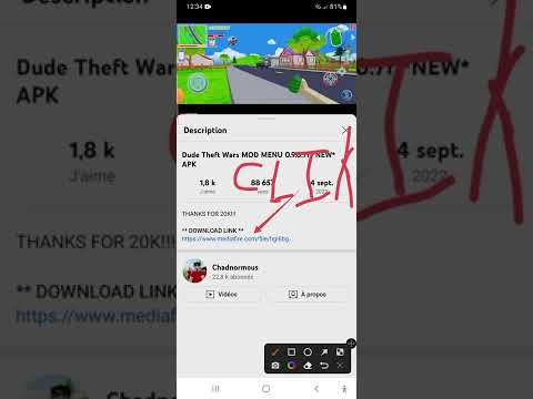 How to download dude theft wars 0.9.0.7 chadnormous mod menu - YouTube