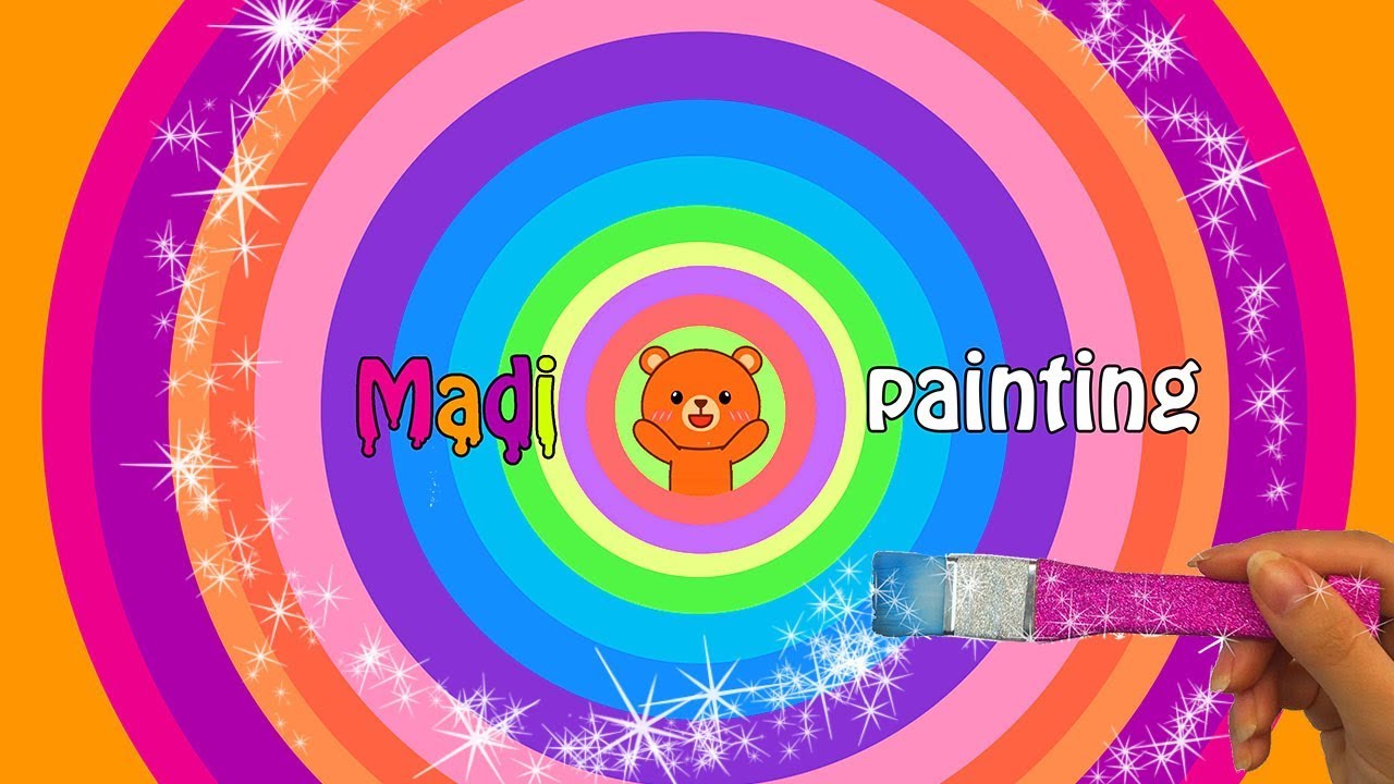 Madi Painting trailer ... many colorful and fun learning videos for ...
