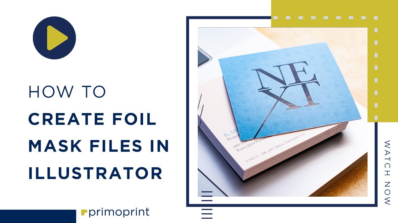 Illustrator Foil Mask | Primoprint - YouTube