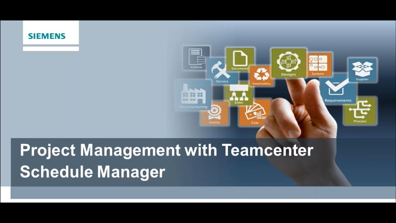 Introduction of Teamcenter Schedule Management. - YouTube
