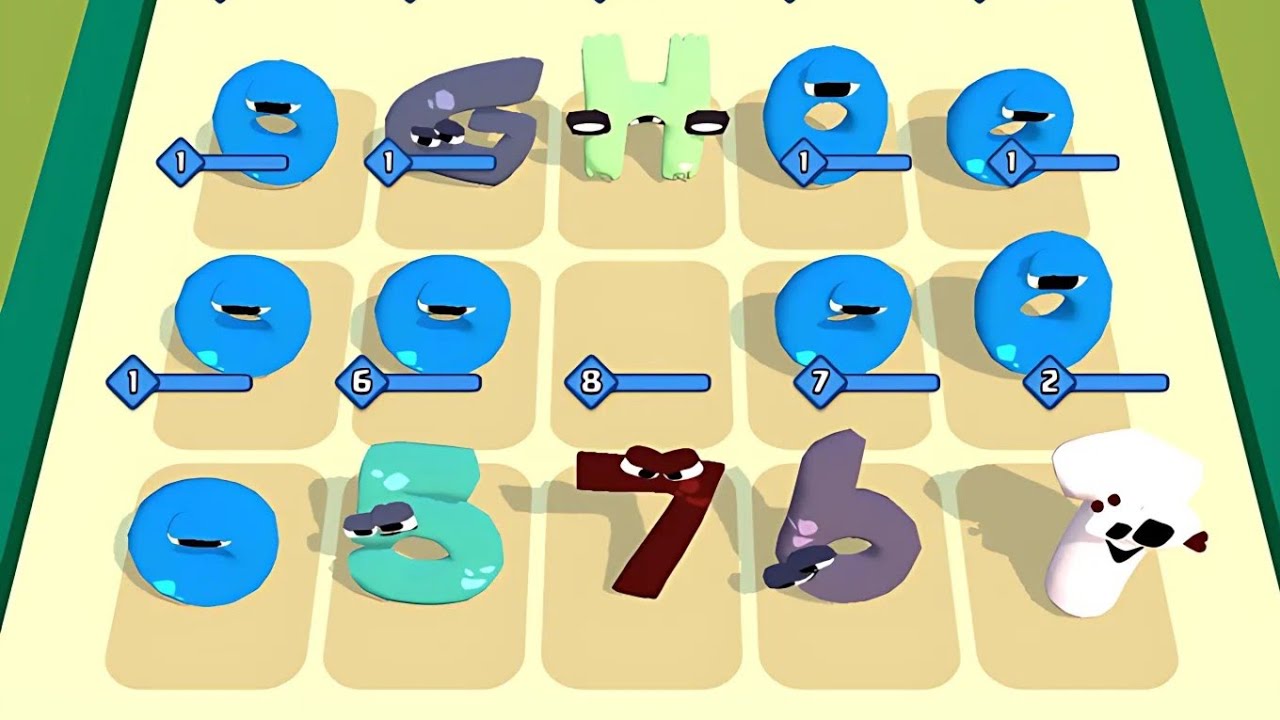 Merge Alphabet Monster Fusion New Update - Max Level Gameplay In Merge ...