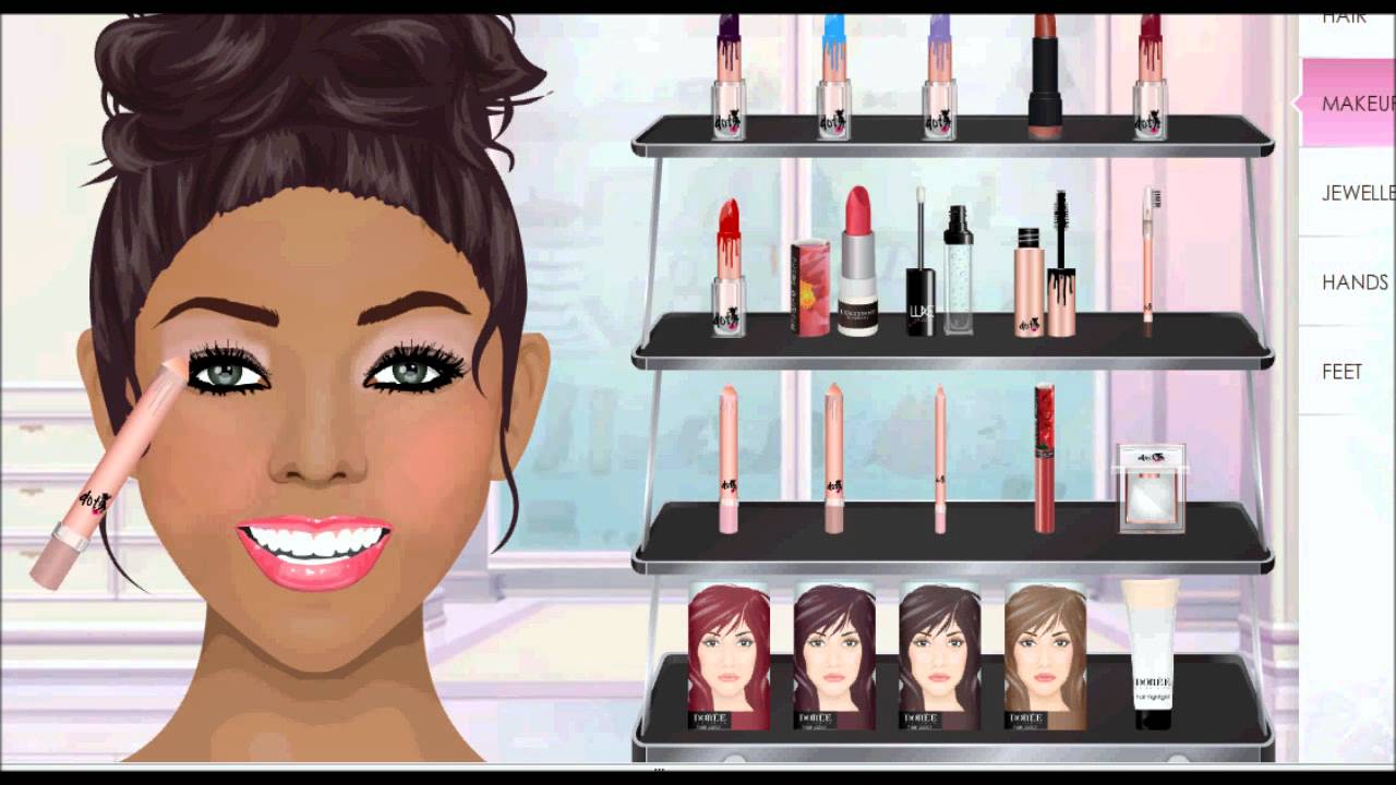 stardoll tutorial make up - YouTube