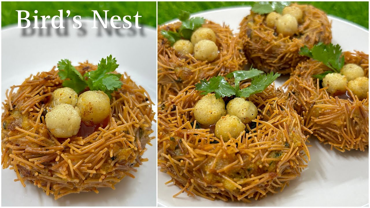 Cute & Unique Bird’s Nest Recipe | Crispy Evening Snacks | Potato ...